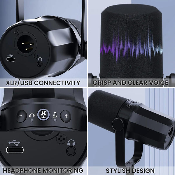 Best dynamic mic: XLR dynamic microphone, USB dynamic mic