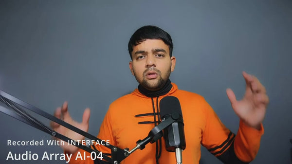 AI-04 2x2 Audio Interface | Metal Body | Red